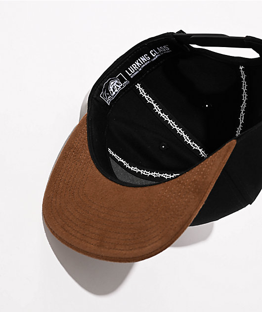Lurking Class by Sketchy Tank Box Logo Brown & Black Snapback Hat | Zumiez