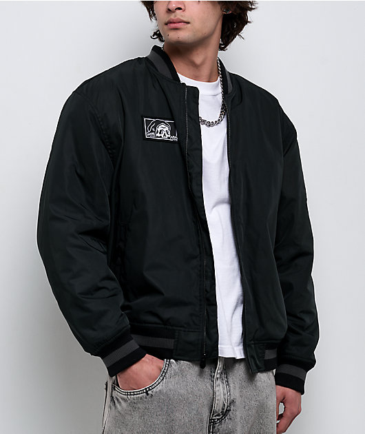 Lurking Class by Sketchy Tank Box Lurker Black Varsity Jacket | Zumiez