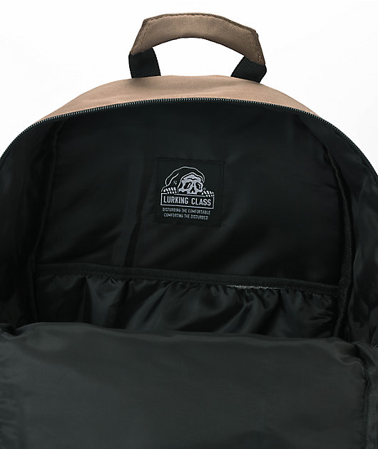Lurking Class by Sketchy Tank Burnouts Brown Backpack | Zumiez