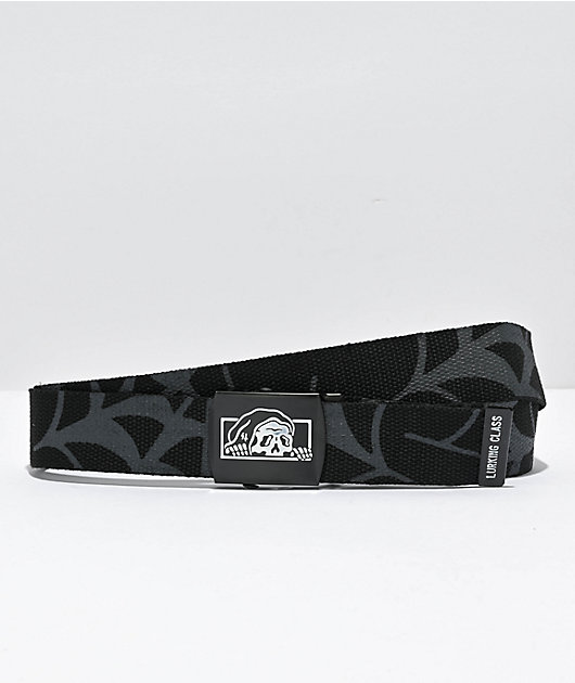 Lurking Class by Sketchy Tank Dark Black Web Belt | Zumiez
