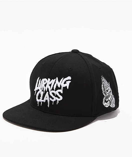 Lurking Class by Sketchy Tank Flash Art Black Snapback Hat | Zumiez