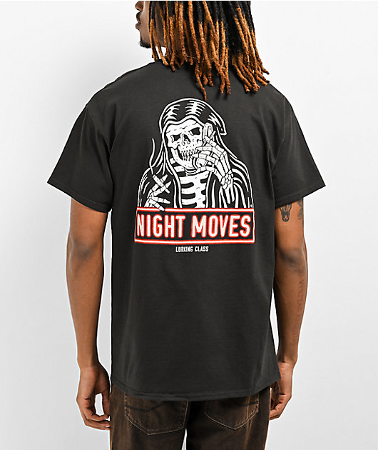 Lurking Class by Sketchy Tank Night Moves Black T-Shirt | Zumiez