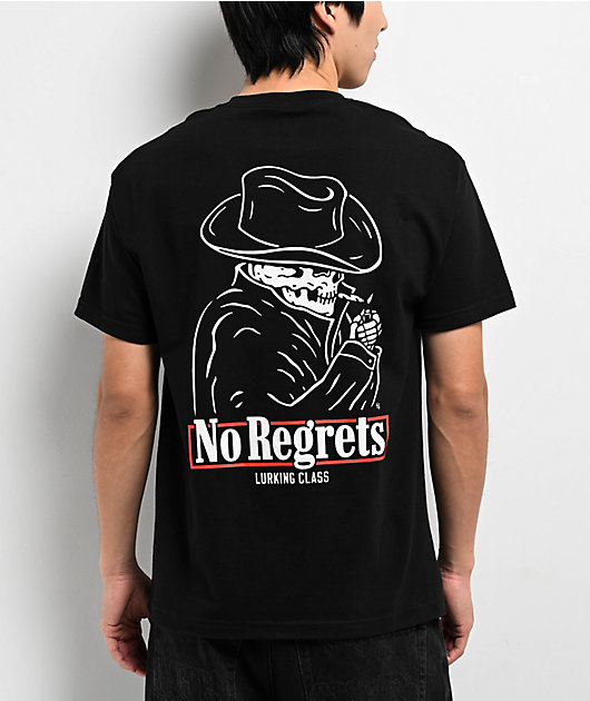 Lurking Class by Sketchy Tank No Regrets Black T-Shirt | Zumiez