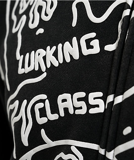 Lurking Class by Sketchy Tank Out Of Order Charcoal Wash Zip Hoodie ...