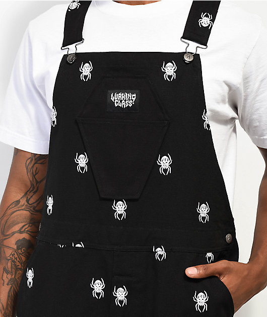 Lurking Class by Sketchy Tank Spider Black Overalls | Zumiez