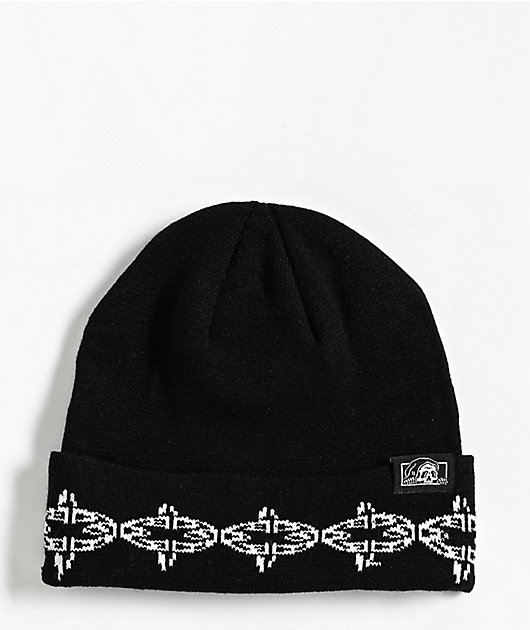 Lurking Class by Sketchy Tank Spiked Chain Black Beanie | Zumiez