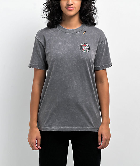 Lurking Class by Sketchy Tank Trust No One Washed Grey T-Shirt | Zumiez