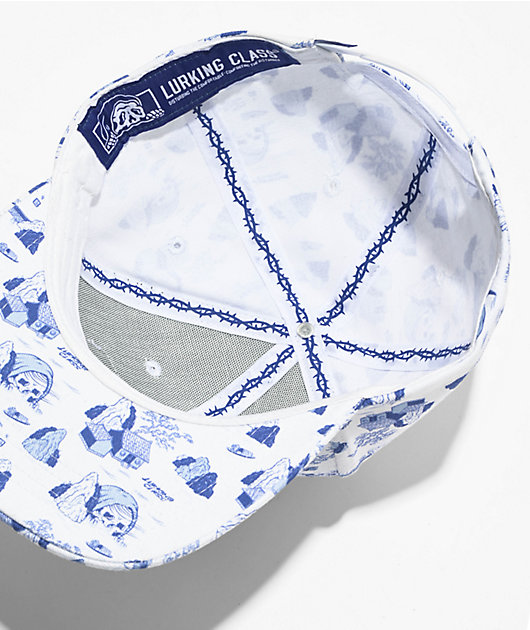 Lurking Class by Sketchy Tank Tucks White Snapback Hat | Zumiez