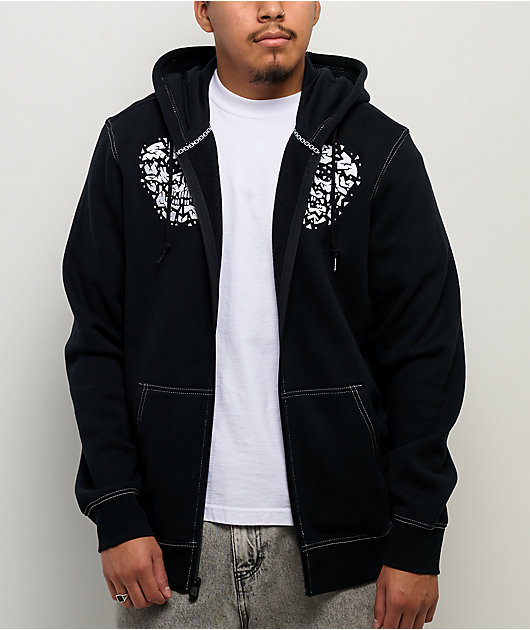 Lurking Class by Sketchy Tank Unchained Black Zip Hoodie | Zumiez