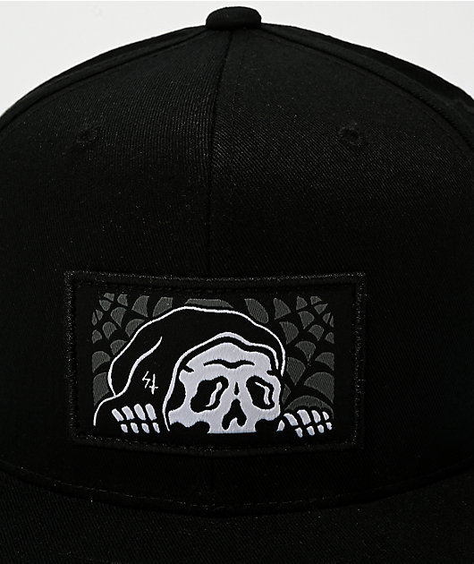 Lurking Class by Sketchy Tank Web Lurker Black Snapback Hat | Zumiez