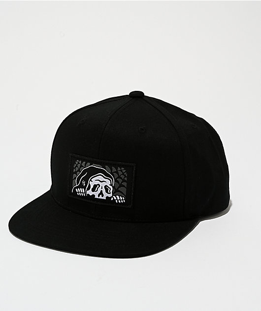 Lurking Class by Sketchy Tank Web Lurker Black Snapback Hat | Zumiez