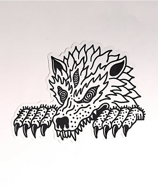 Lurking Class by Sketchy Tank XL Wolf Sticker | Zumiez