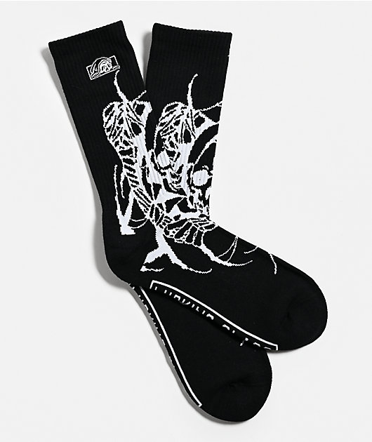 Lurking Class by Sketchy Tank x Kyle Grand Reaper Black Crew Socks | Zumiez