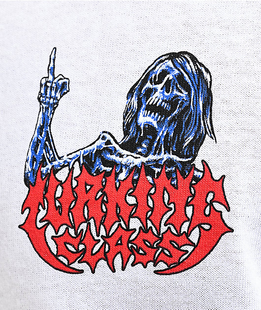 Lurking Class by Sketchy Tank x Matt Stikker Madness White T-Shirt | Zumiez