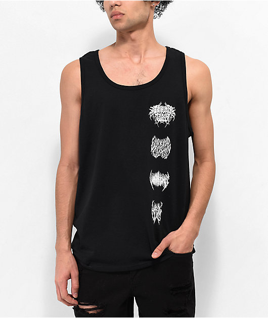 Lurking Class by Sketchy Tank x Saw Blade Demons Black Tank Top | Zumiez