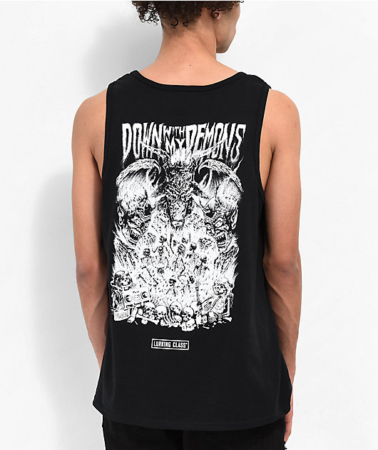 Lurking Class by Sketchy Tank x Saw Blade Demons Black Tank Top | Zumiez