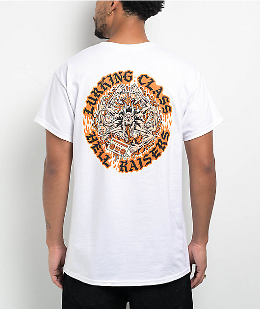 Lurking Class by Sketchy Tank x Tallboy Hell Raisers White T-Shirt | Zumiez