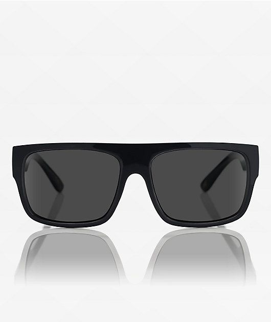 Madson Classico Flattop Black & Grey Polarized Sunglasses | Zumiez
