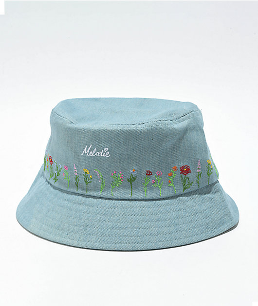 Melodie Garden Light Blue Bucket Hat | Zumiez