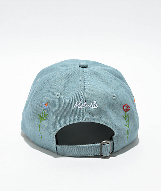Melodie Garden Light Blue Strapback Hat | Zumiez