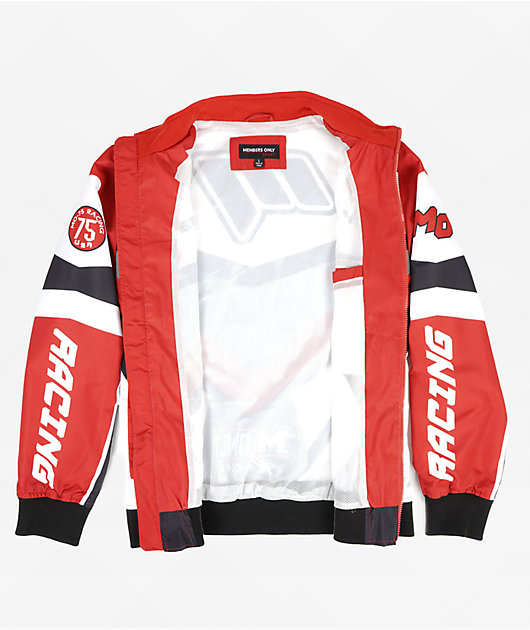 Members Only Speed Racing Red Jacket | Zumiez