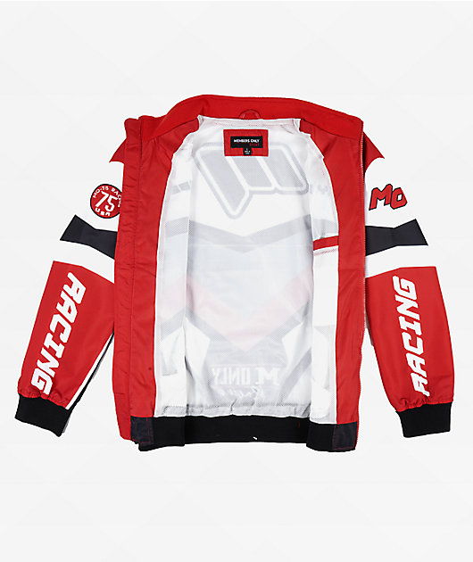 Members Only Speed Racing Red Jacket | Zumiez