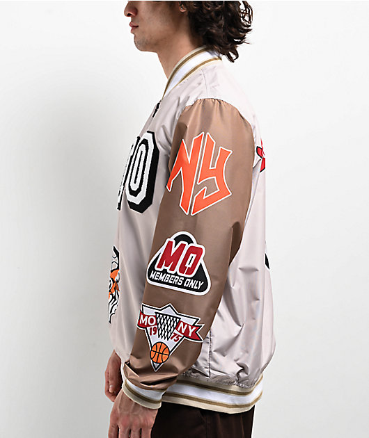 Members Only Tiger Tan Bomber Jacket | Zumiez