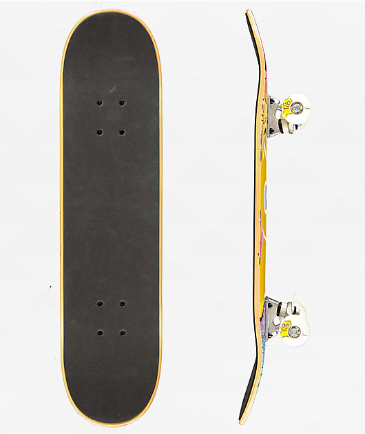 Meow Kids Sticker Pile Big Cat 7.25" Skateboard Complete | Zumiez