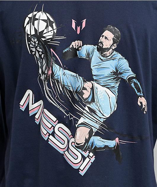 Messi Kick Navy T-Shirt | Zumiez