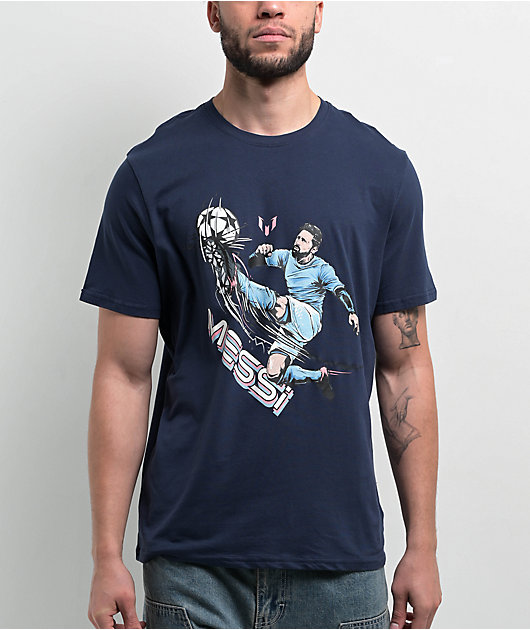 Messi Kick Navy T-Shirt | Zumiez