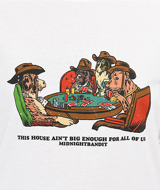 Midnight Bandit House Ain't Big Enough White T-Shirt | Zumiez
