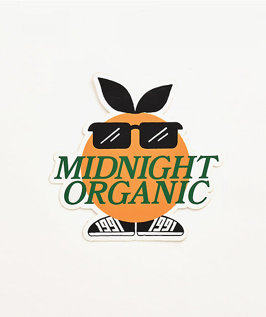 Midnight Organic Mr. Midnight Logo Sticker | Zumiez