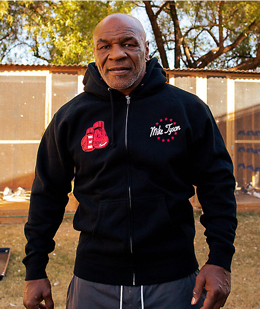Mike Tyson Baddest Black Zip Hoodie | Zumiez