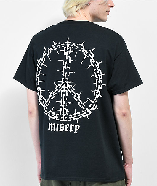 Misery Worldwide Flail Black T-Shirt | Zumiez