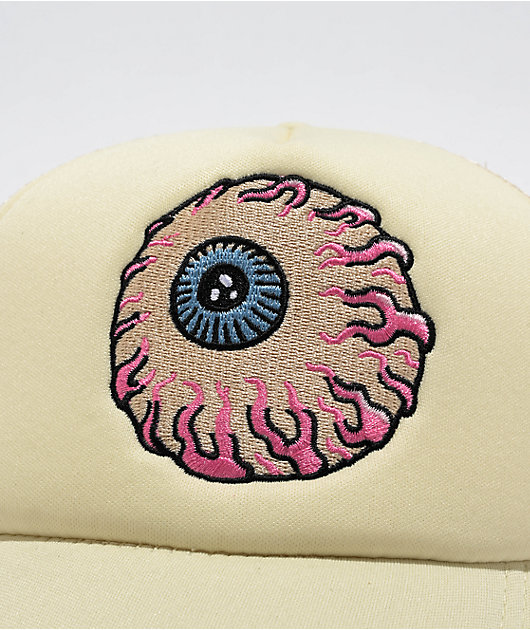 Mishka Keep Watch Beige Trucker Hat | Zumiez