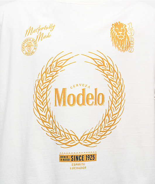 Modelo Fighting Spirit White T-Shirt | Zumiez