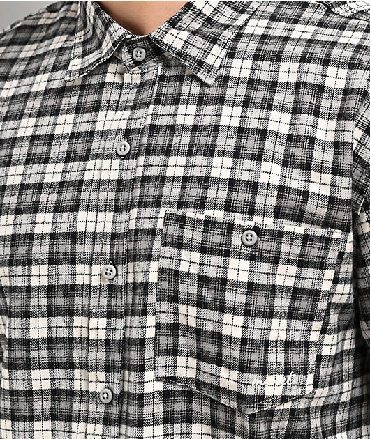 Monet Skateboards Push It Tan Short Sleeve Flannel Shirt | Zumiez
