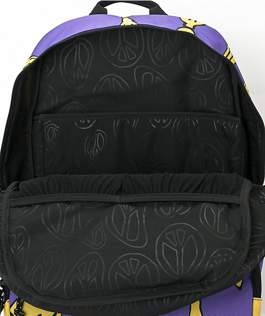 Neff Drippy Smile Momentum Purple Backpack | Zumiez