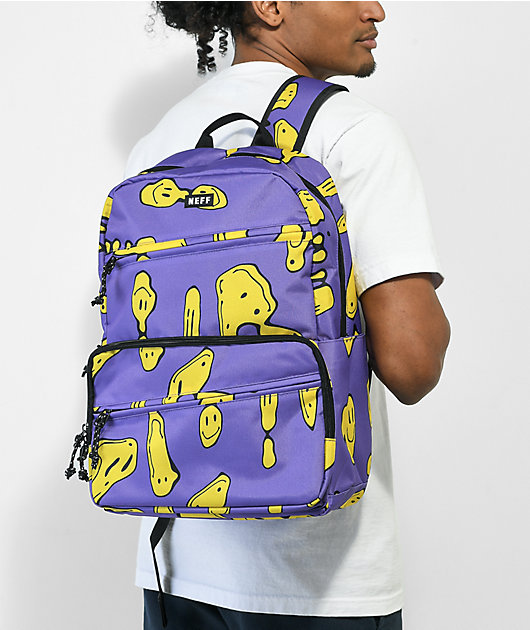 Neff Drippy Smile Momentum Purple Backpack | Zumiez