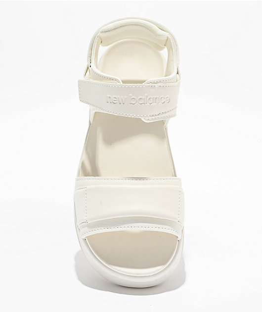 New Balance 258 Sea Salt Platform Sandals | Zumiez