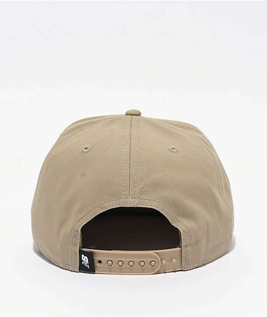 New Balance Numeric 5 Panel A Frame Tan Snapback Hat | Zumiez