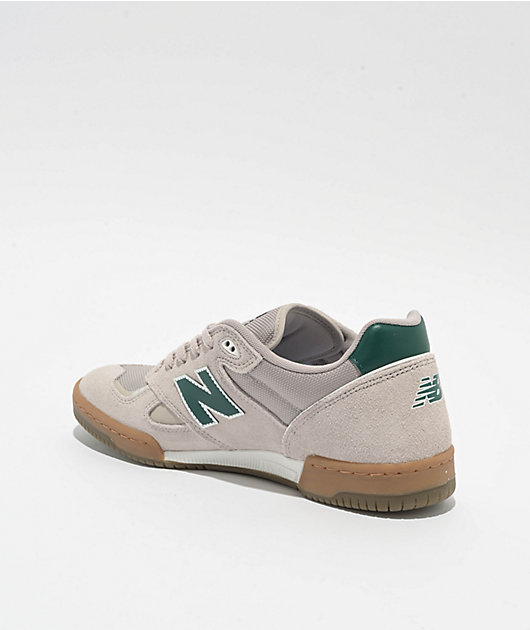New Balance Numeric 600 Beige & Gum Skate Shoes | Zumiez