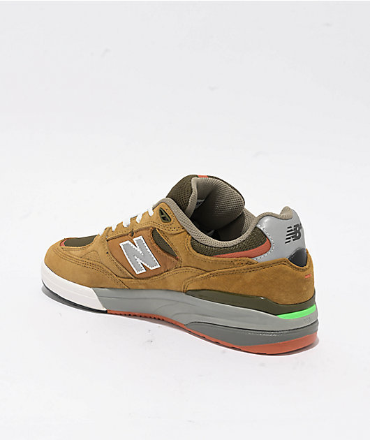 New Balance Numeric 933 Reynolds Brown & Grey Skate Shoes | Zumiez