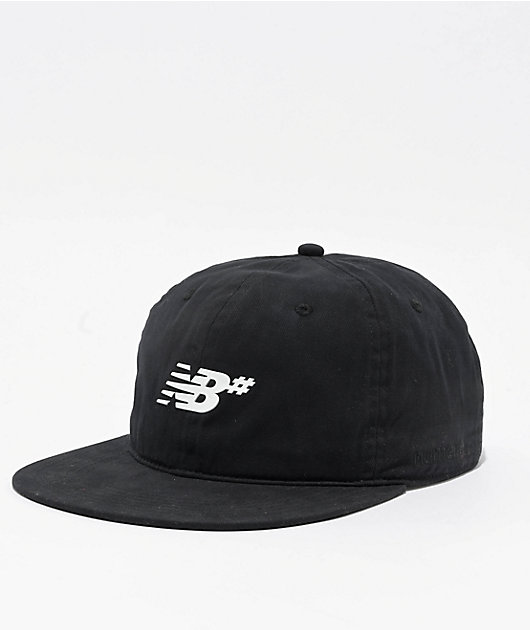 New Balance Numeric Classic Black Strapback Hat | Zumiez