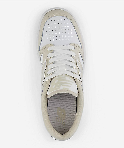 New Balance Numeric Kids 480 Timber Wolf & White Skate Shoes | Zumiez