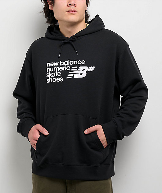 New Balance Numeric Logo Black Hoodie | Zumiez
