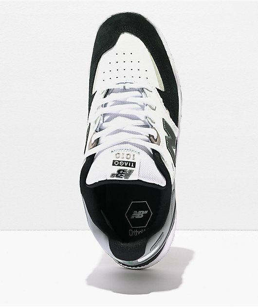 New Balance Numeric Tiago 1010 Black & White Skate Shoes | Zumiez
