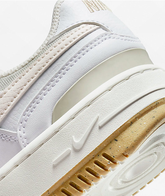 Nike Gamma Force White & Light Bone Shoes | Zumiez