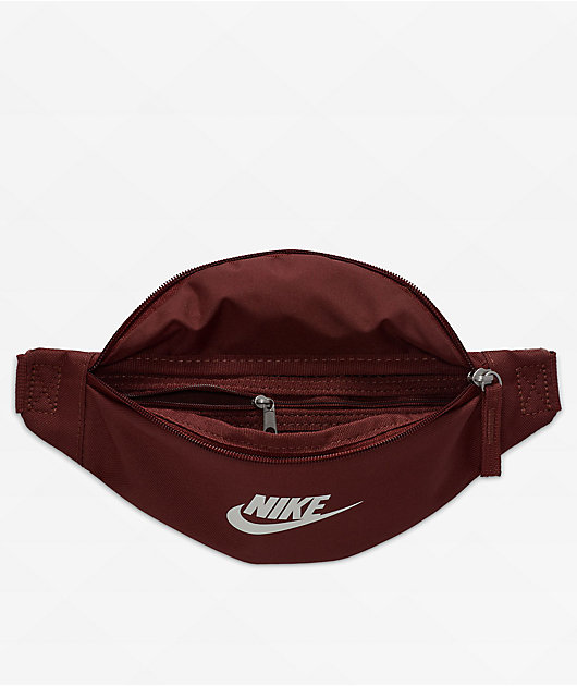 Nike Heritage Dark Brown Fanny Pack | Zumiez