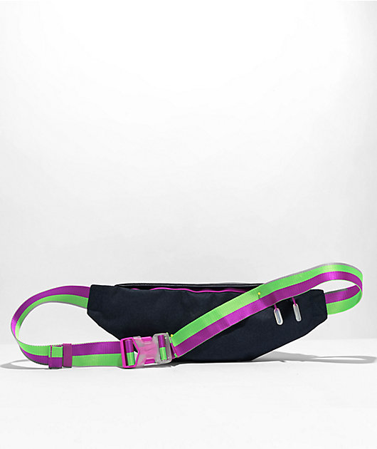 Nike Heritage Festival Green & Purple Fanny Pack | Zumiez